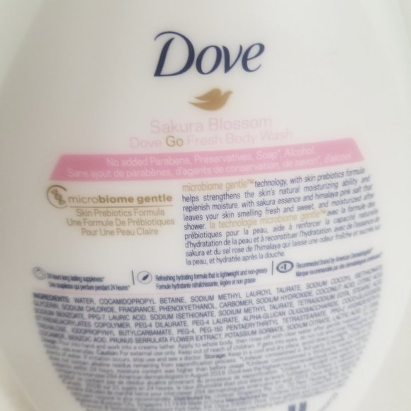 Dove | Bath & Body | Dove Sakura Blossom Body Wash Bottle 338 Fl Oz ...